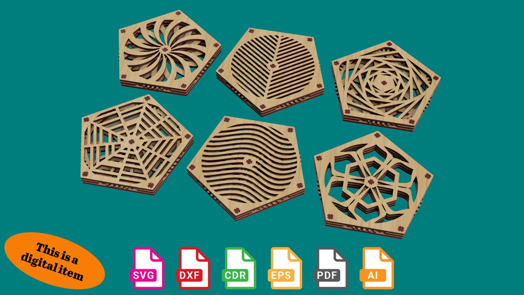 Mechanical Coaster, Kinetic Coaster, Coffee Cup Pad, Fidget Spinner ...