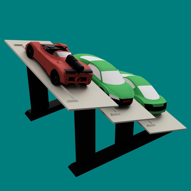 1:24 Scale Car Display Stand STL – 3D Printed Model Holder (digital ...