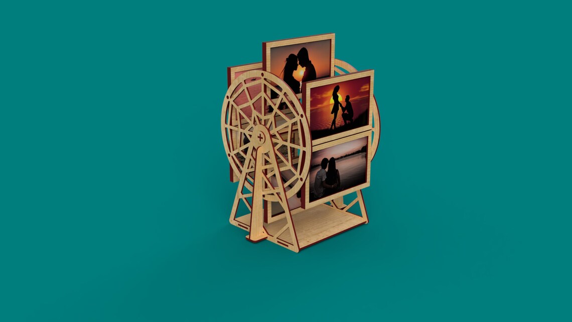 Carousel Photo Frame, Annyversary Photo Frame, Ferries Wheel Photo ...