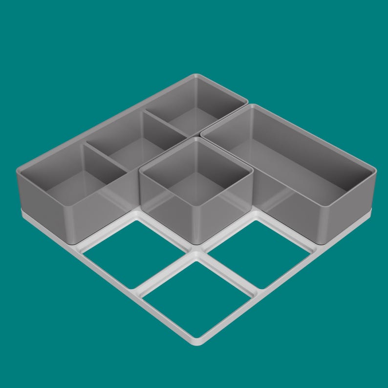 Gridfinity Pack – 21 STL Files, Multiple Heights (28-42-56 Mm), Modular ...