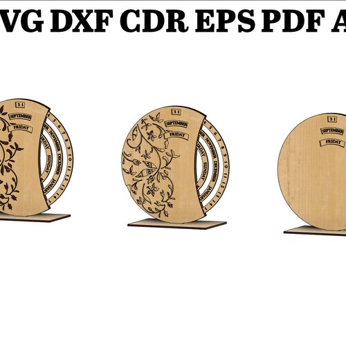 Perpetual Calendar Eternal Calendar Calendar Table Decor - Etsy