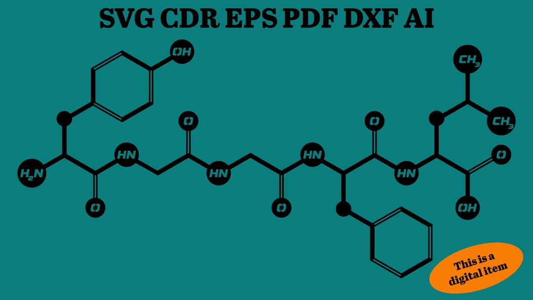 Tears Molecule Laser Cut File - Svg+dxf+cdr+eps+pdf+ai - Etsy