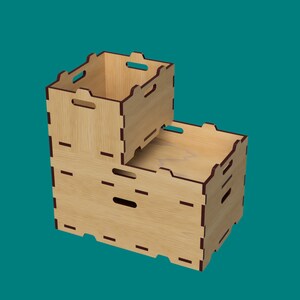 Stackable Box, 6 Box Set, Modular Boxes, Plywood Boxes - Cnc Cut Files ...