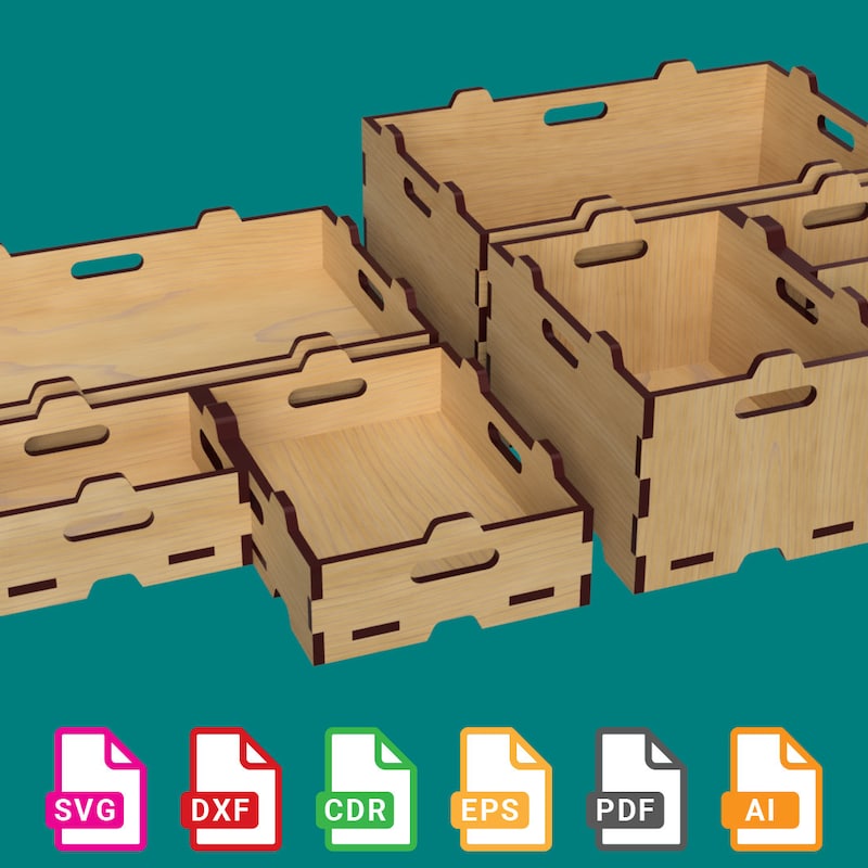 Stackable Boxes - Etsy