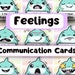 Shark Communication Cards: Autistic Adult Emotions Flashcards, Feelings ...