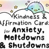 Digital Autism Print Set, Self Care/ Plushies/ Mood Chart, Autistic ...