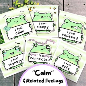 Frog Feelings Kit, Autism Communication Cards, Adult Emotions Poster ...