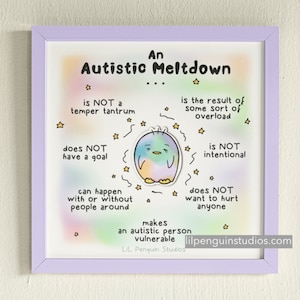 Autistic Meltdown Bundle Autism Zine Counselor Resources - Etsy