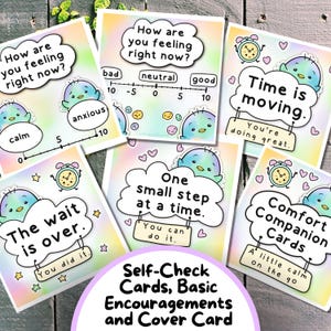 Autism Anxiety Relief Kit for Waiting and Travel, ASD Calming Cards ...