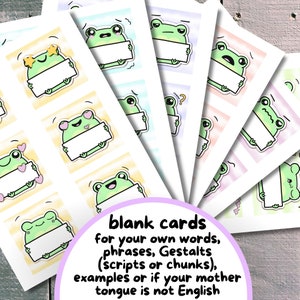 Frog-themed Emotions Communication Cards, Emotional Regulation ...