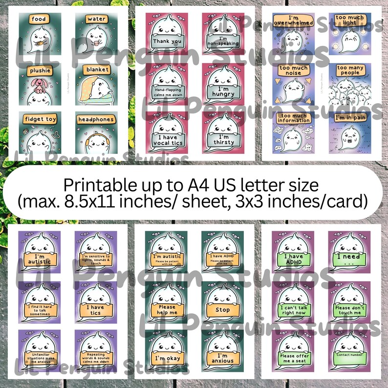 Ghost Autistic Communication Cards, Kids Halloween Autism Printable ...
