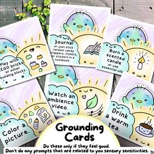 Sensory Activity Cards, Autism ADHD Understimulation/ Overstimulation ...