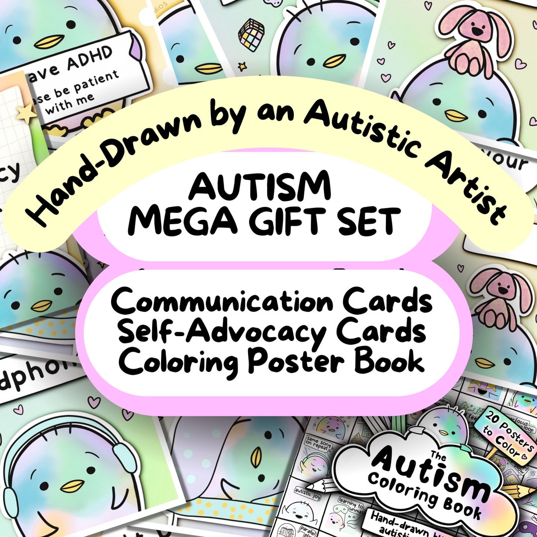 Autism Gift Set, Self-advocacy Bundle, Communication Card Set, ASD ...
