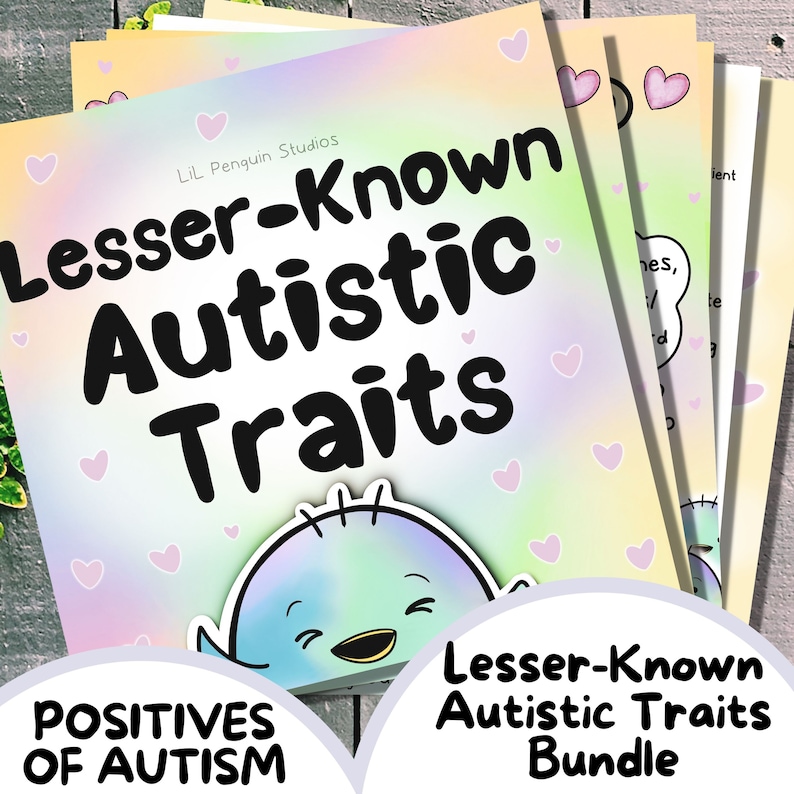 Positives of Autism Zine & Autism Poster, Autism Print, Neurodiversity ...