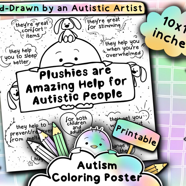 Neurodivergent Coloring - Etsy