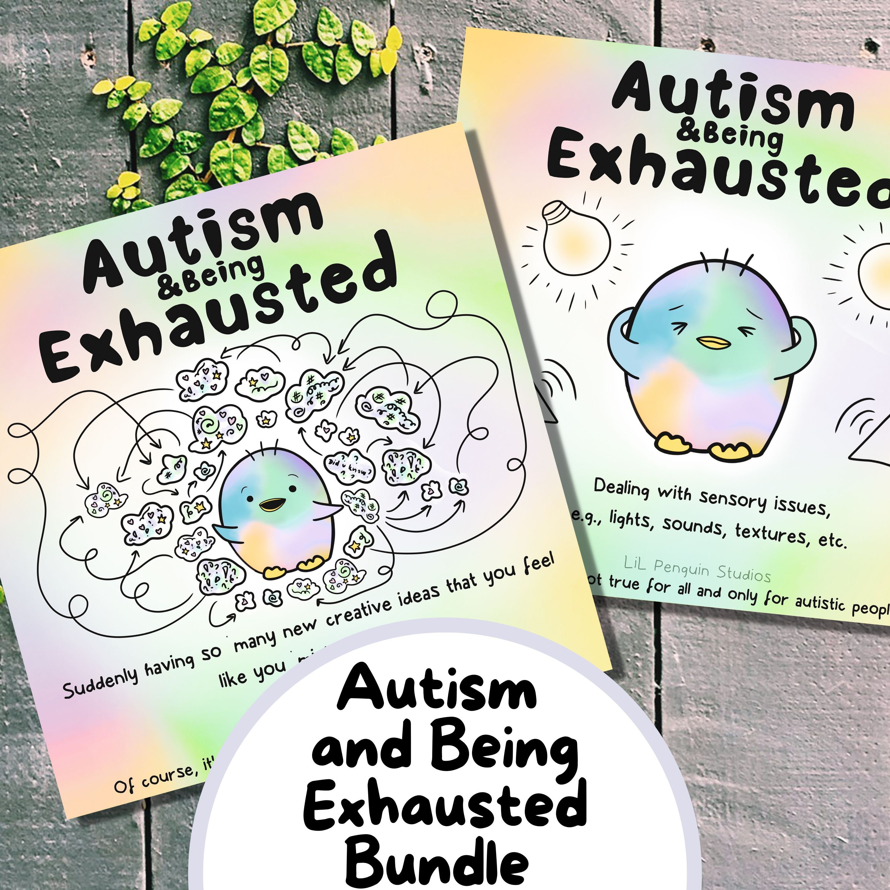 Autism Zine, Autistic Burnout Zine, Exhaustion, Anxiety, Autistic ...