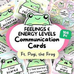 Autism Frog Lover Bundle: Communication Cards, Feelings Flashcards ...
