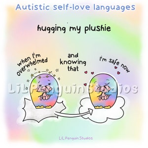 Autistic Self-love Languages Poster Set, Autism Zine, Neurodiversity ...