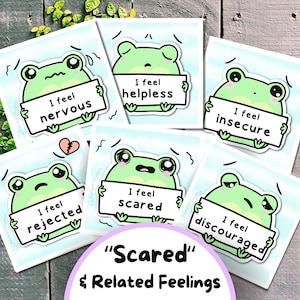 Frog-themed Emotions Communication Cards, Emotional Regulation ...