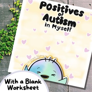 Positives of Autism Zine & Autism Poster, Autism Print, Neurodiversity ...