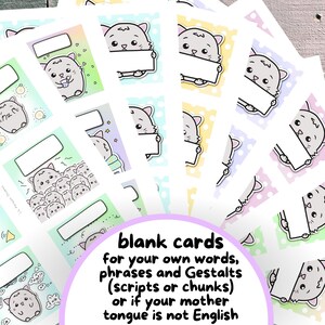 Sensory Overload Communication Cards, Cat Autistic Aid, Nonverbal Adult ...