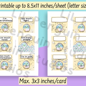 Meltdown Communication Cards, Autism Communication Boards, Non-verbal ...