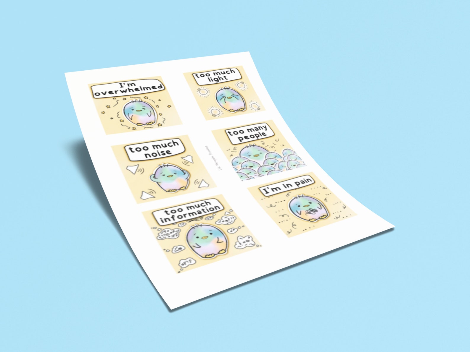 12-pc Meltdown Communication Card Set Autistic Meltdown - Etsy