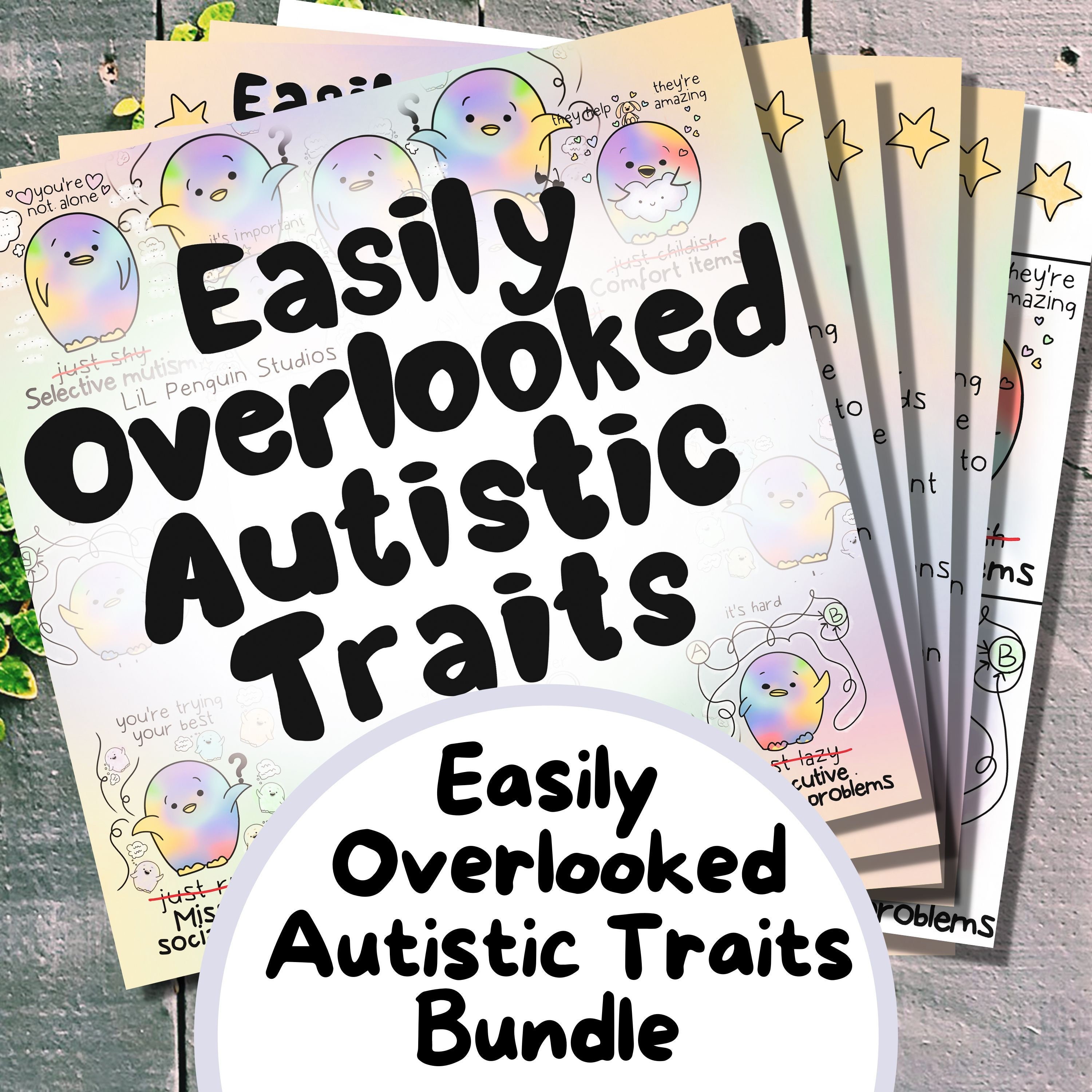 Autistic Traits Digital Bundle, Autism Zine, Neurodiversity Zine ...