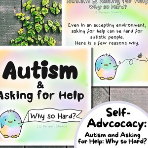Self-advocacy Communication Cards, Printable Autism Zine, Teen/ Adult ...