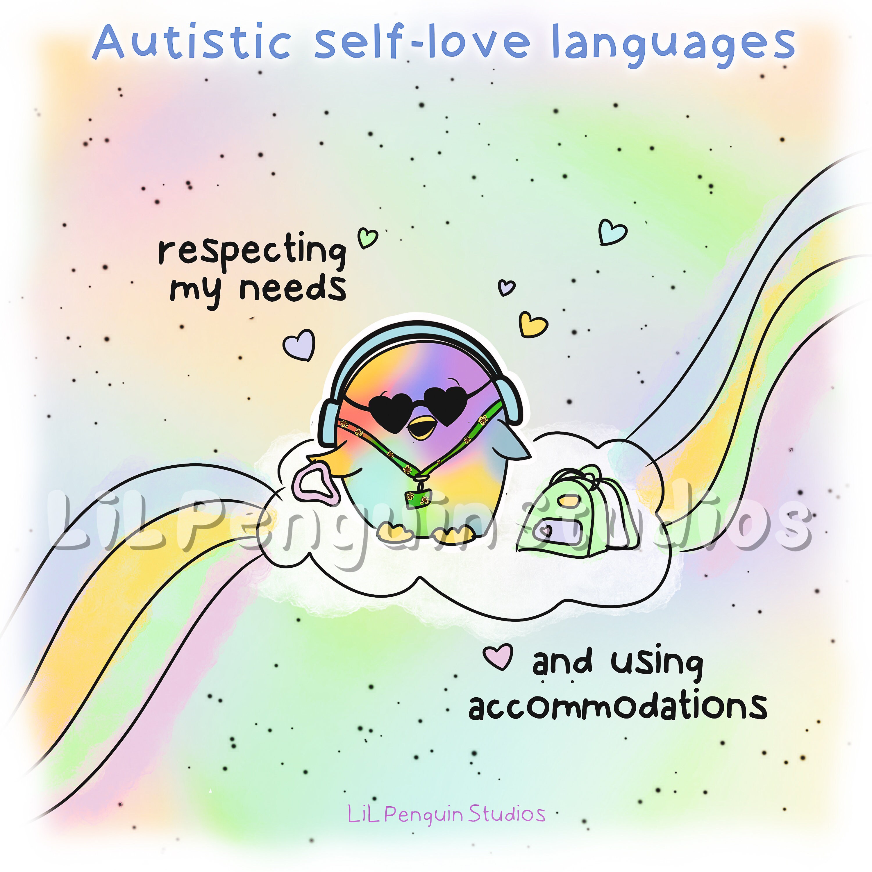 Autistic Self-love Languages Poster Set Autism Zine - Etsy Australia