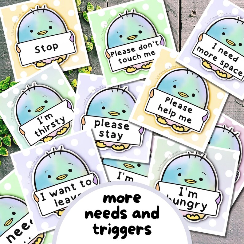 48 Communication Cards, Neurodivergent Card, Hidden Disability Card ...