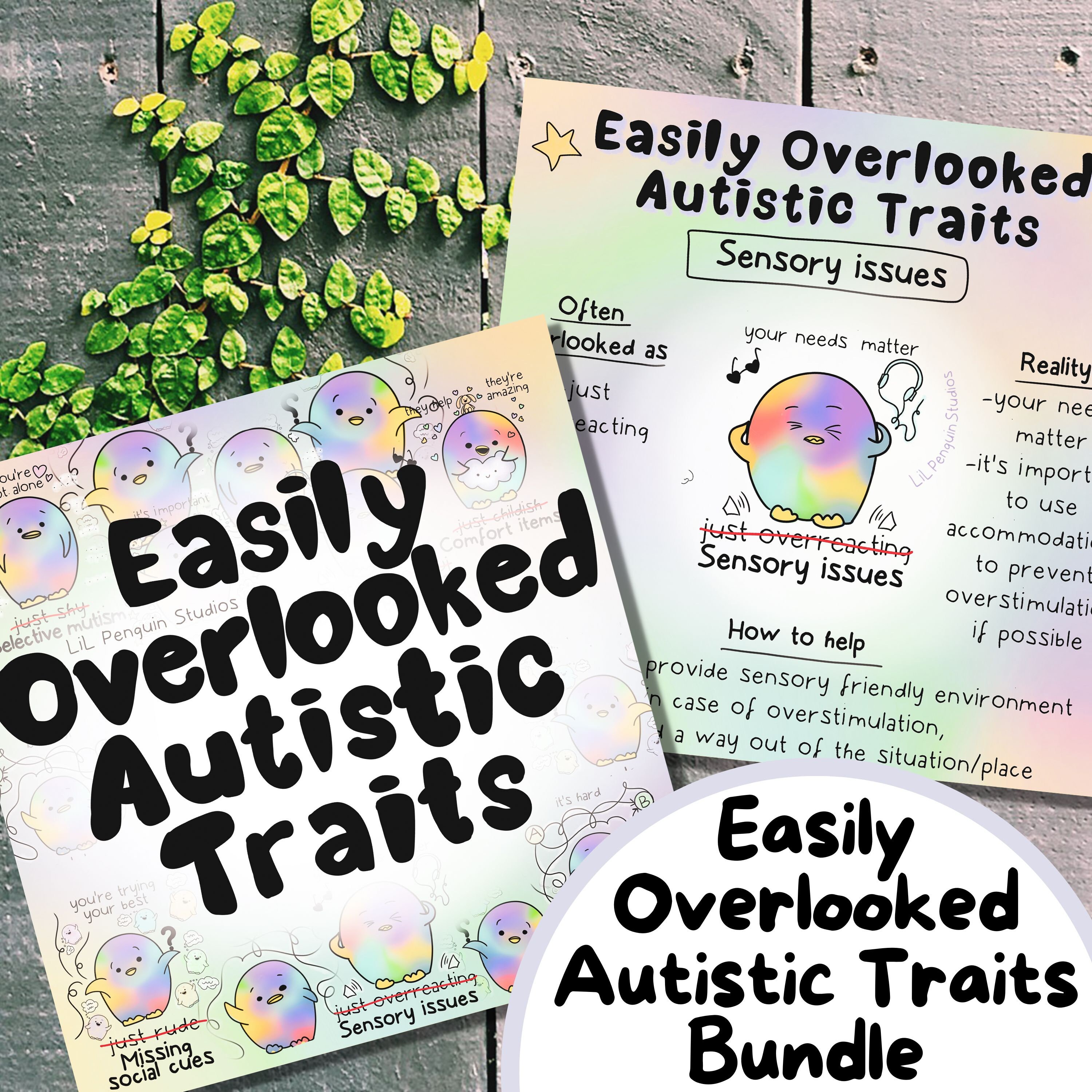 Autistic Traits Digital Bundle, Autism Zine, Neurodiversity Zine ...