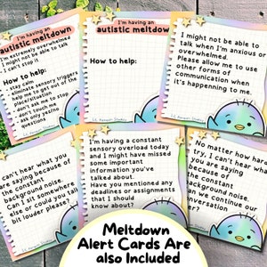 Communication Cards With Explanations, Social Skills, Autism Kit ...