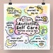 PRINTABLE Autistic Self Care Poster, Autism Digital Download Art ...