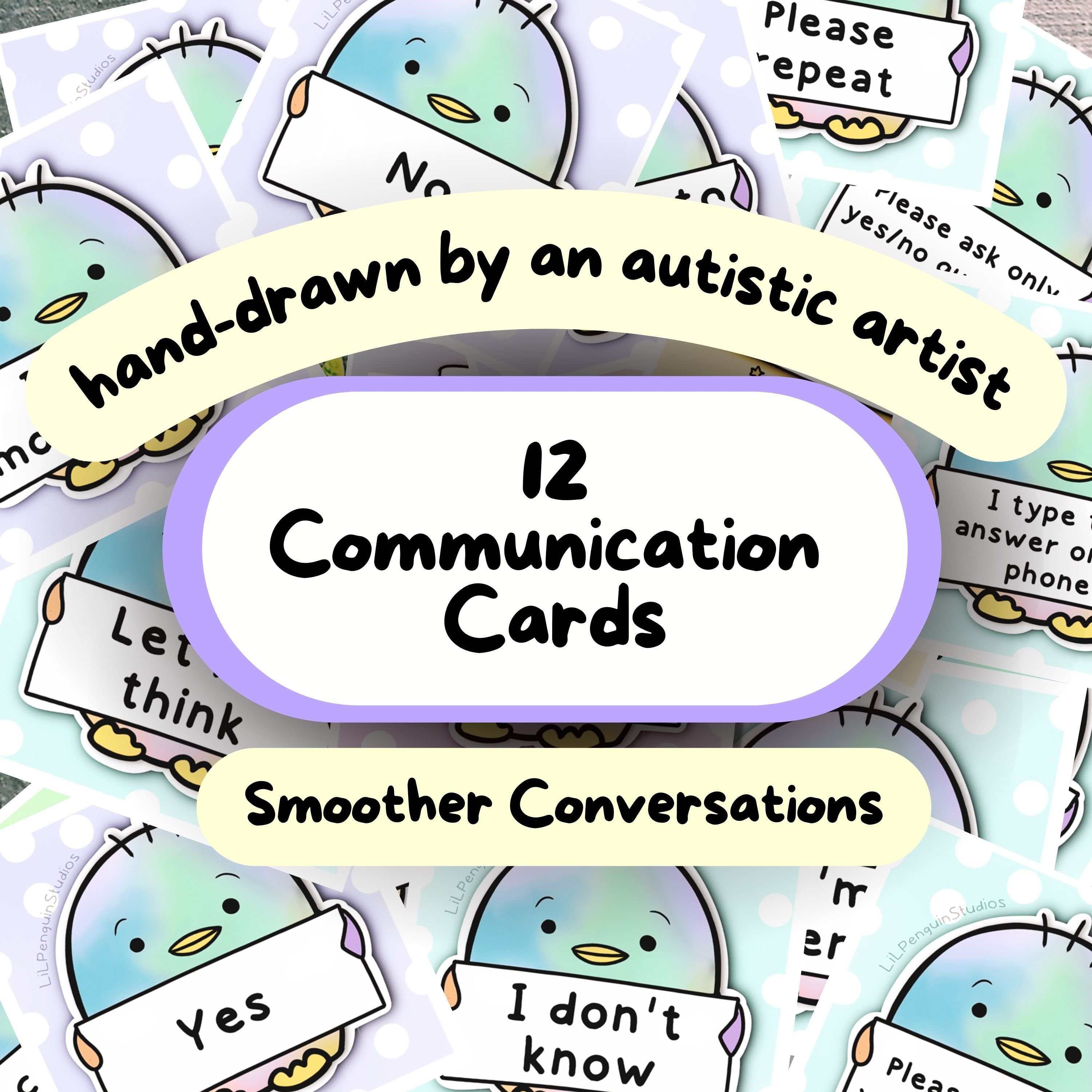 Non-verbal Communication Cards for Selective Mutism, Adults and ...