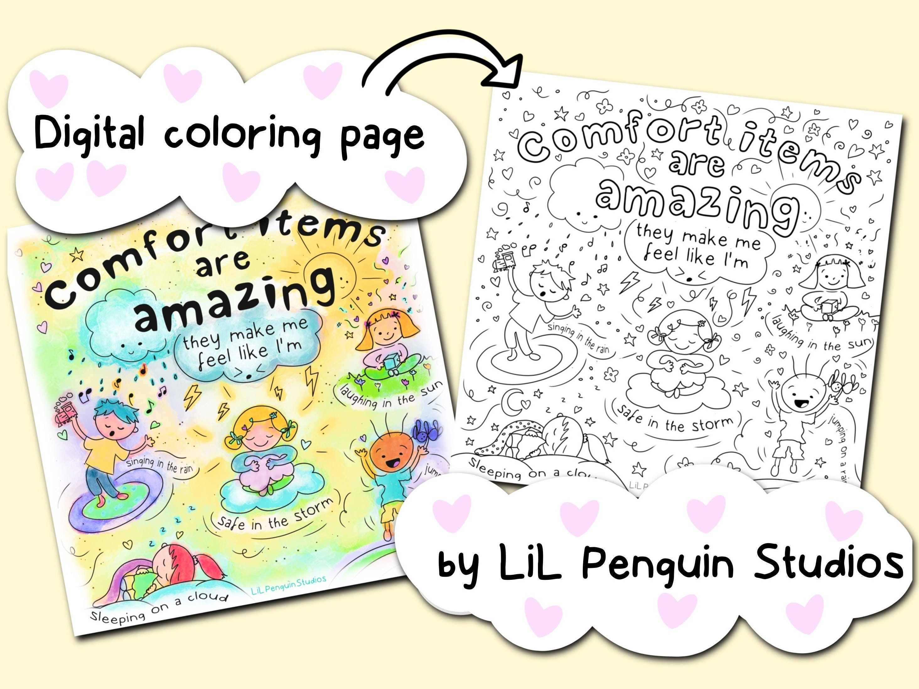Neurodiversity Coloring Page, Plushie Lover, Autism Coloring Page ...