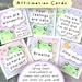Frog Autistic Meltdown Affirmation and Communication Cards for Kids ...
