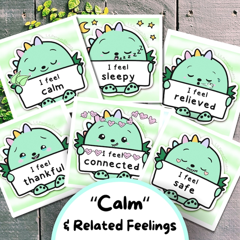 Dinosaur Emotions Communication Cards, Feelings Chart Poster, Autism ...