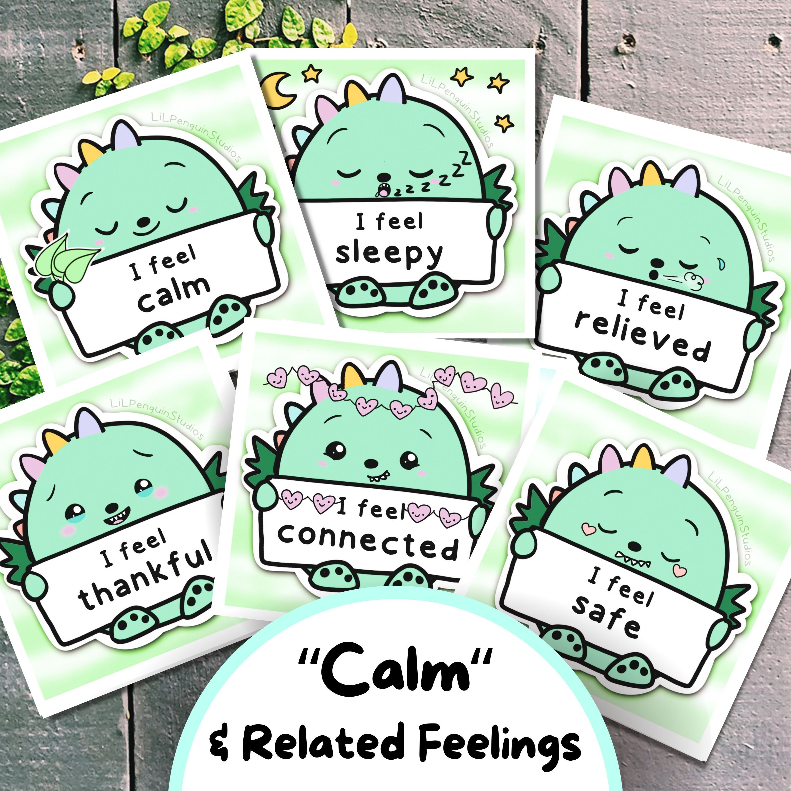 Dinosaur Emotions Communication Cards, Feelings Chart Poster, Autism ...