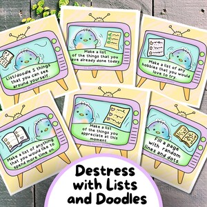 Autism Anxiety Relief Kit for Waiting and Travel, ASD Calming Cards ...
