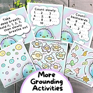 Autism Anxiety Relief Kit for Waiting and Travel, ASD Calming Cards ...