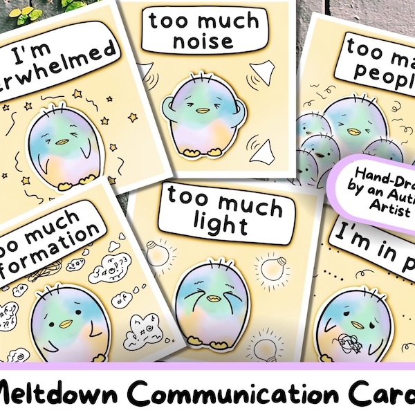 Communication Cards Adult - Etsy