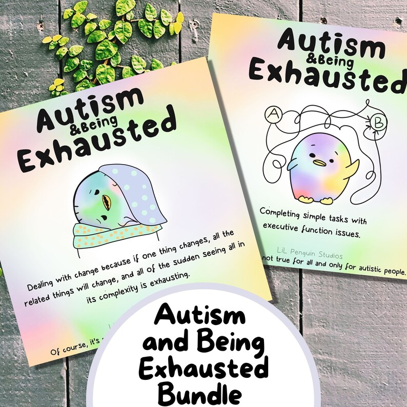 Autism Zine, Autistic Burnout Zine, Exhaustion, Anxiety, Autistic ...
