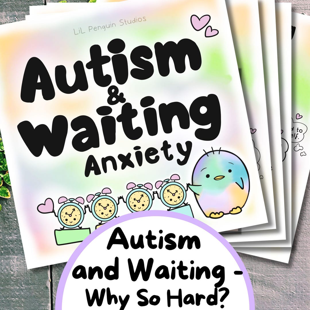 Autism Zine and Visual Timer, Waiting Anxiety, Coping Skills, Autistic ...