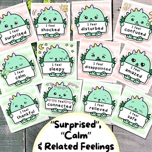 Dinosaur Autism FEELINGS Kit With Communication Cards, Autistic ...