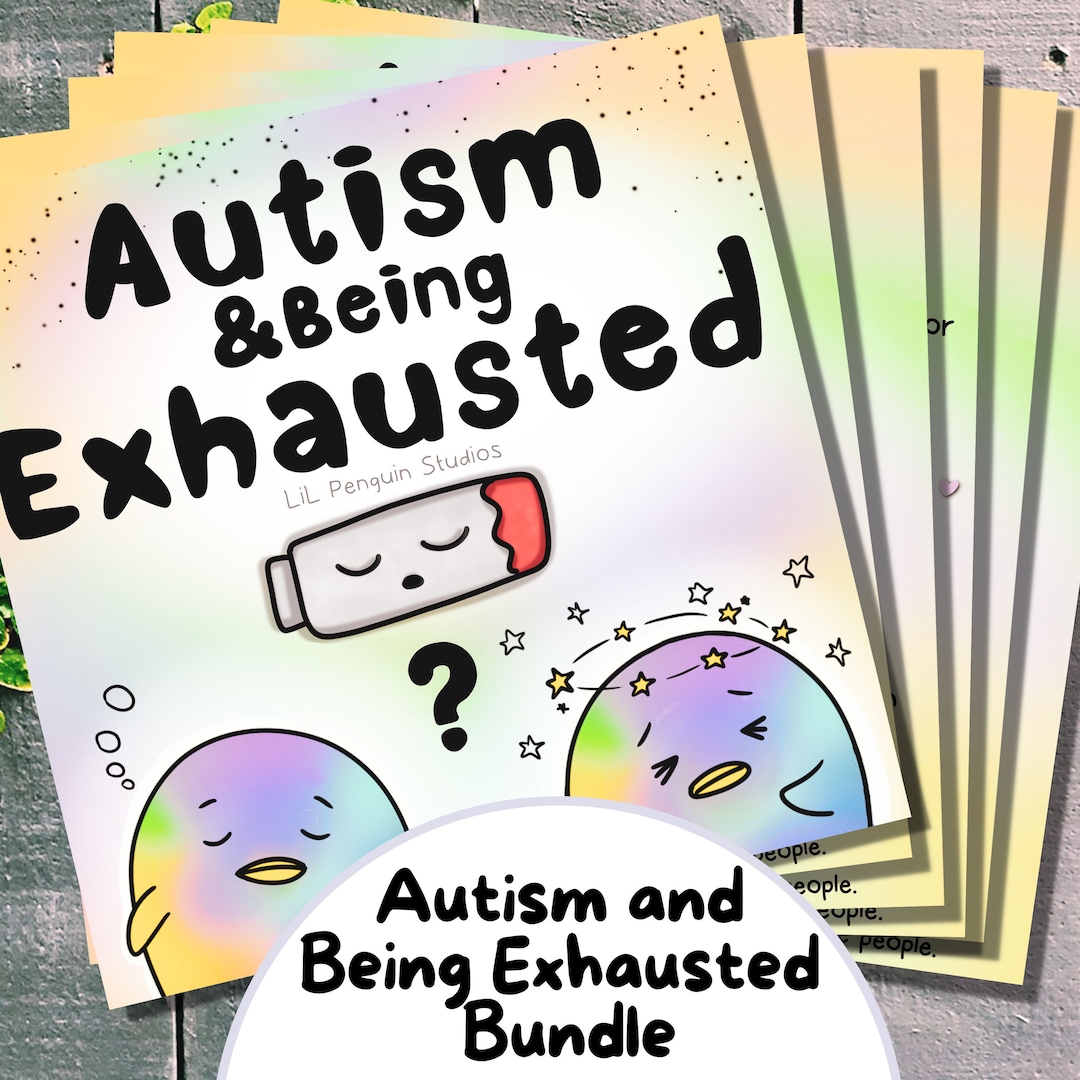 Autism Zine, Autistic Burnout Zine, Exhaustion, Anxiety, Autistic ...