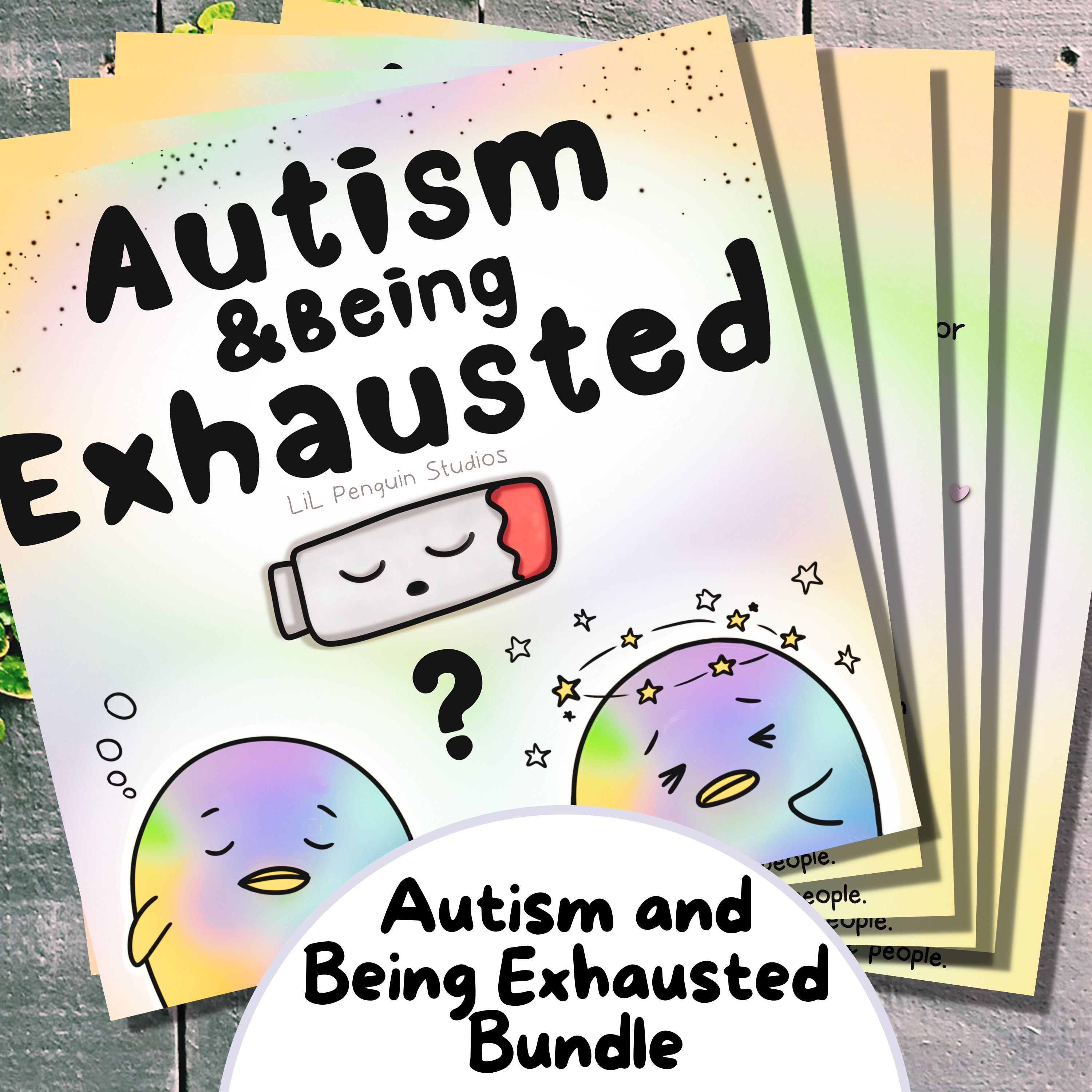 Autism Zine, Autistic Burnout Zine, Exhaustion, Anxiety, Autistic ...