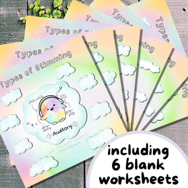 Types of Stimming, Neurodivergent Worksheets, Autism Visual, ADHD Zine ...
