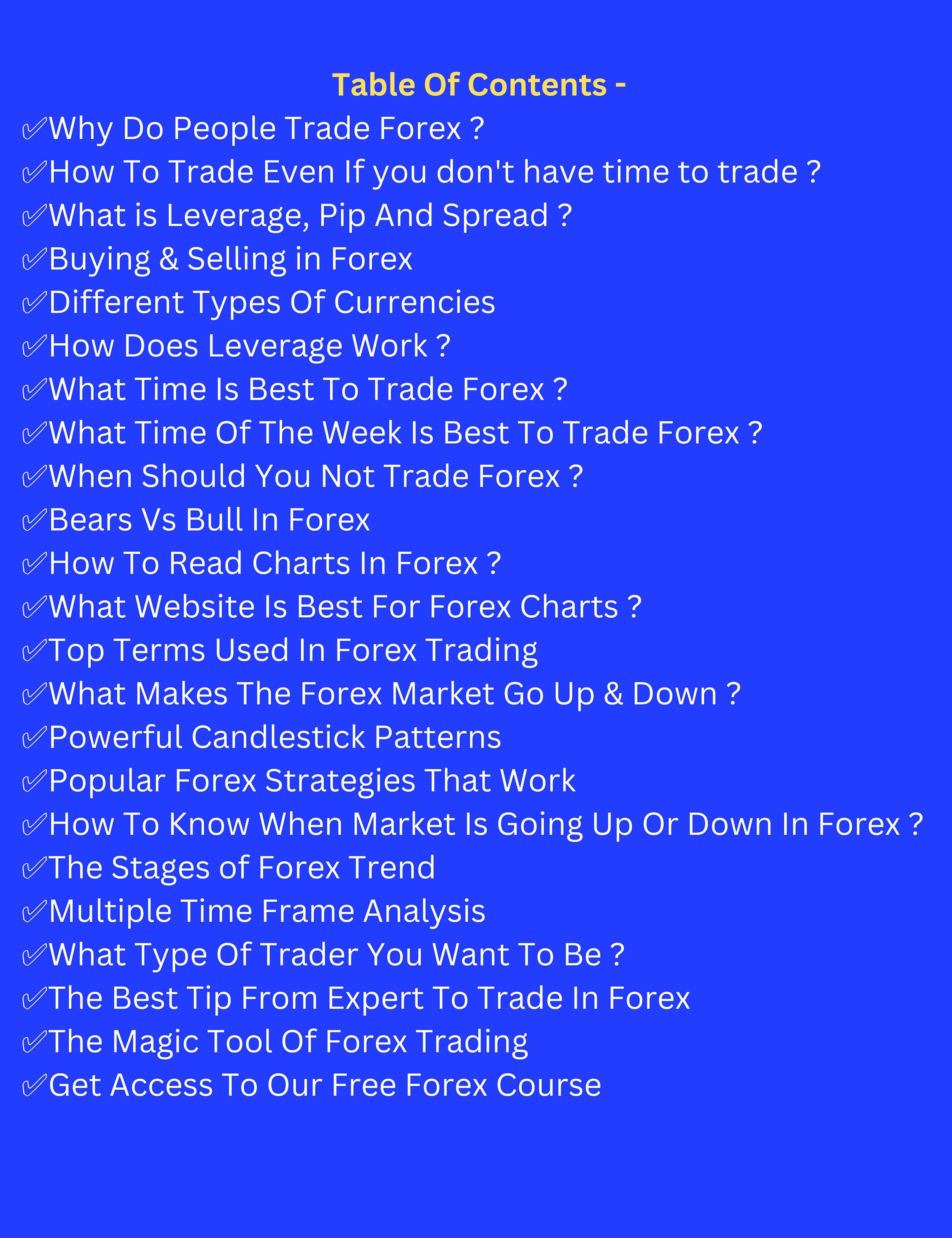 Forex Trading for Beginners - Know the Basic Terms for Forex Traing ...