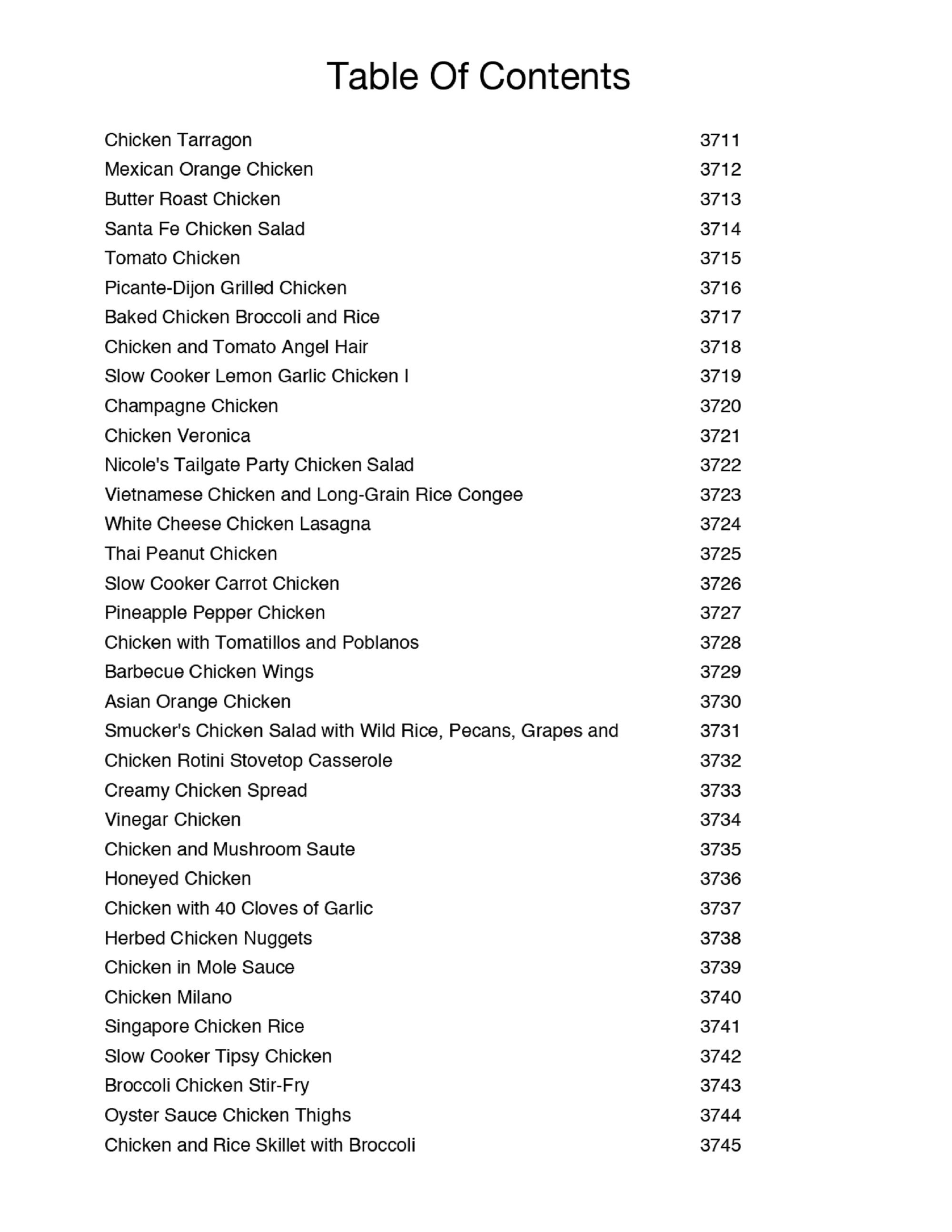 3772 Chicken Recipes Chicken Cookbook Having 3772 Delicious Recipes PDF ...